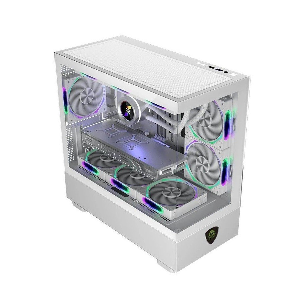 Keep Out Box M-atx XC-301W 3FANS Usb3.0 White – New products, free...