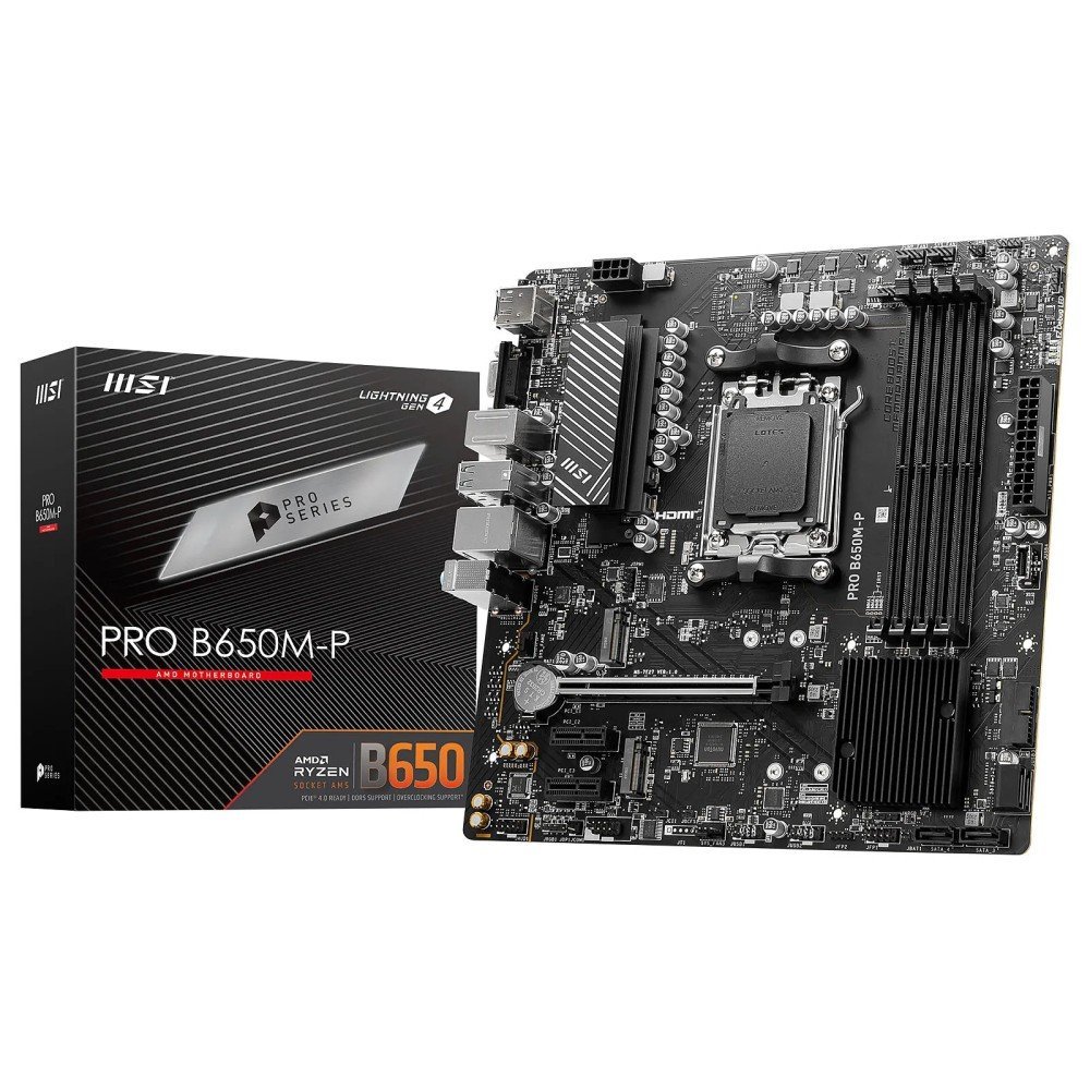 Placa Base MSI Pro B650M-P AM5 Micro ATX