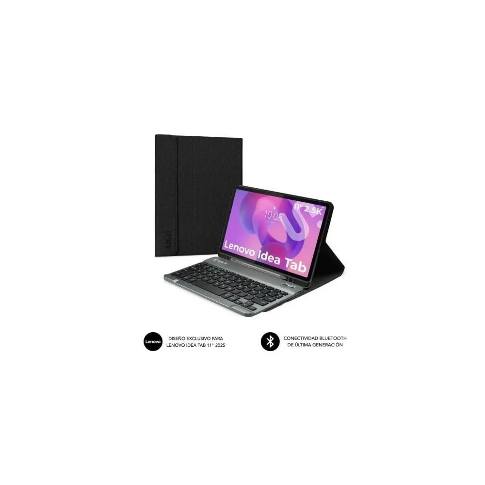 Subblim Keytab Pro BT Keyboard Case Lenovo Idea Tab 11' 2025 Black