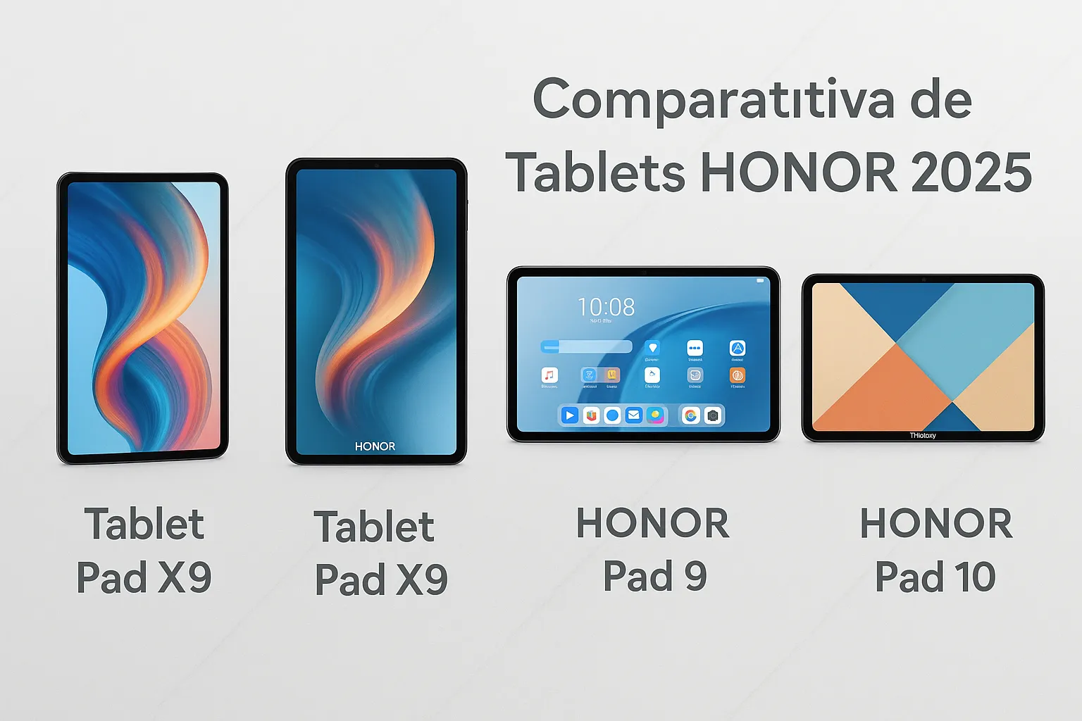 Comparativa de Tablets HONOR 2025: Rendimiento, diseño y la mejor ...